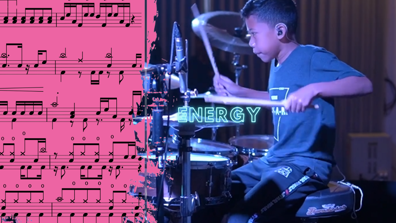 energy By Rayhan Athalla Setiawan Drum Cover - 鼓譜 Drumtab ドラム楽譜